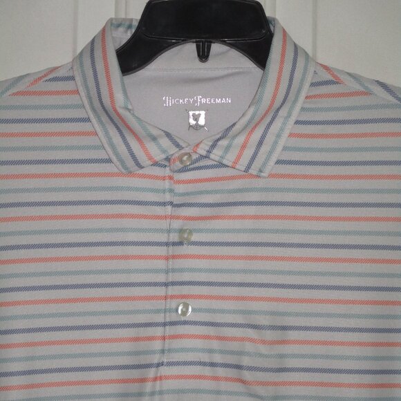 Hickey Freeman | Shirts | Hickey Freeman Mens Ss Pastel Stripes On ...